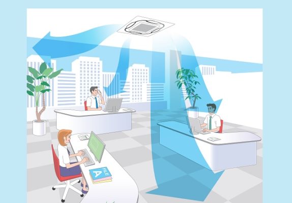 Điều hòa âm trần cassette Daikin FCF140CVM/RZF140CVM 47.800BTU 1 chiều ...